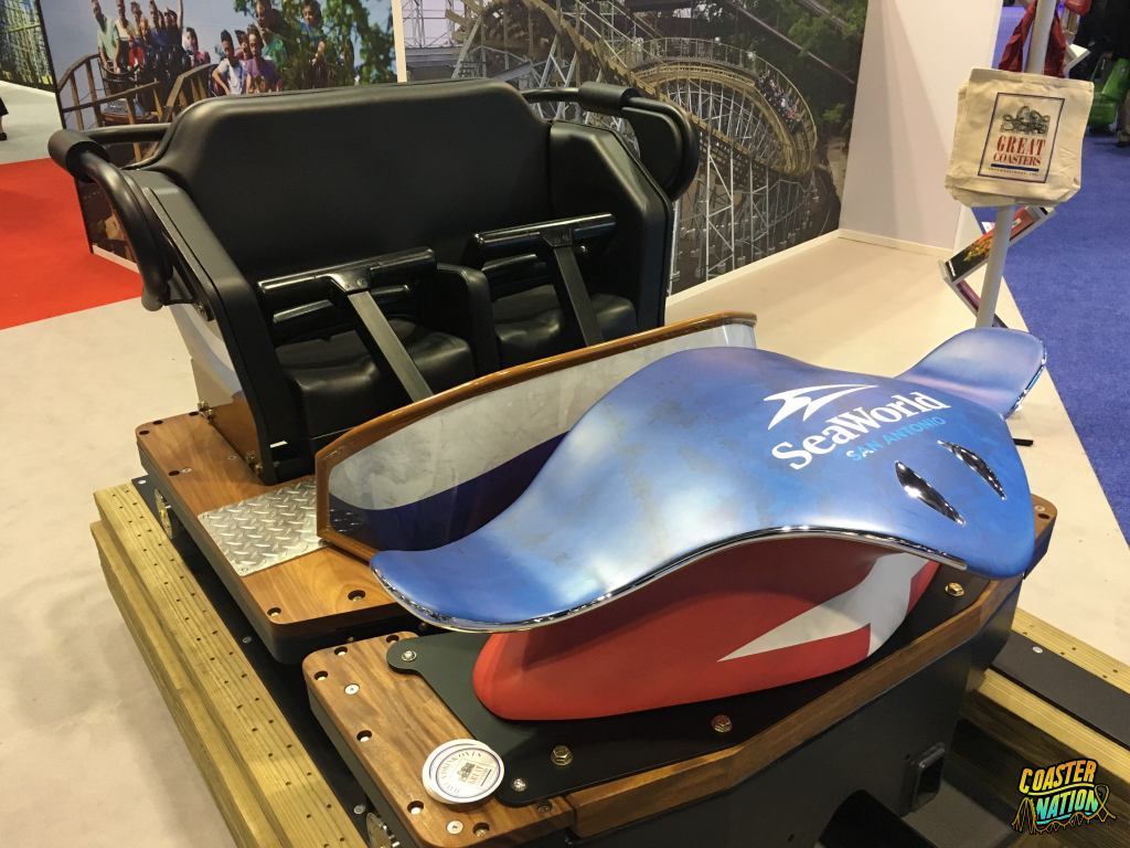 GCI and SeaWorld Reveal New Texas Stingray Coaster Train – Coaster Nation