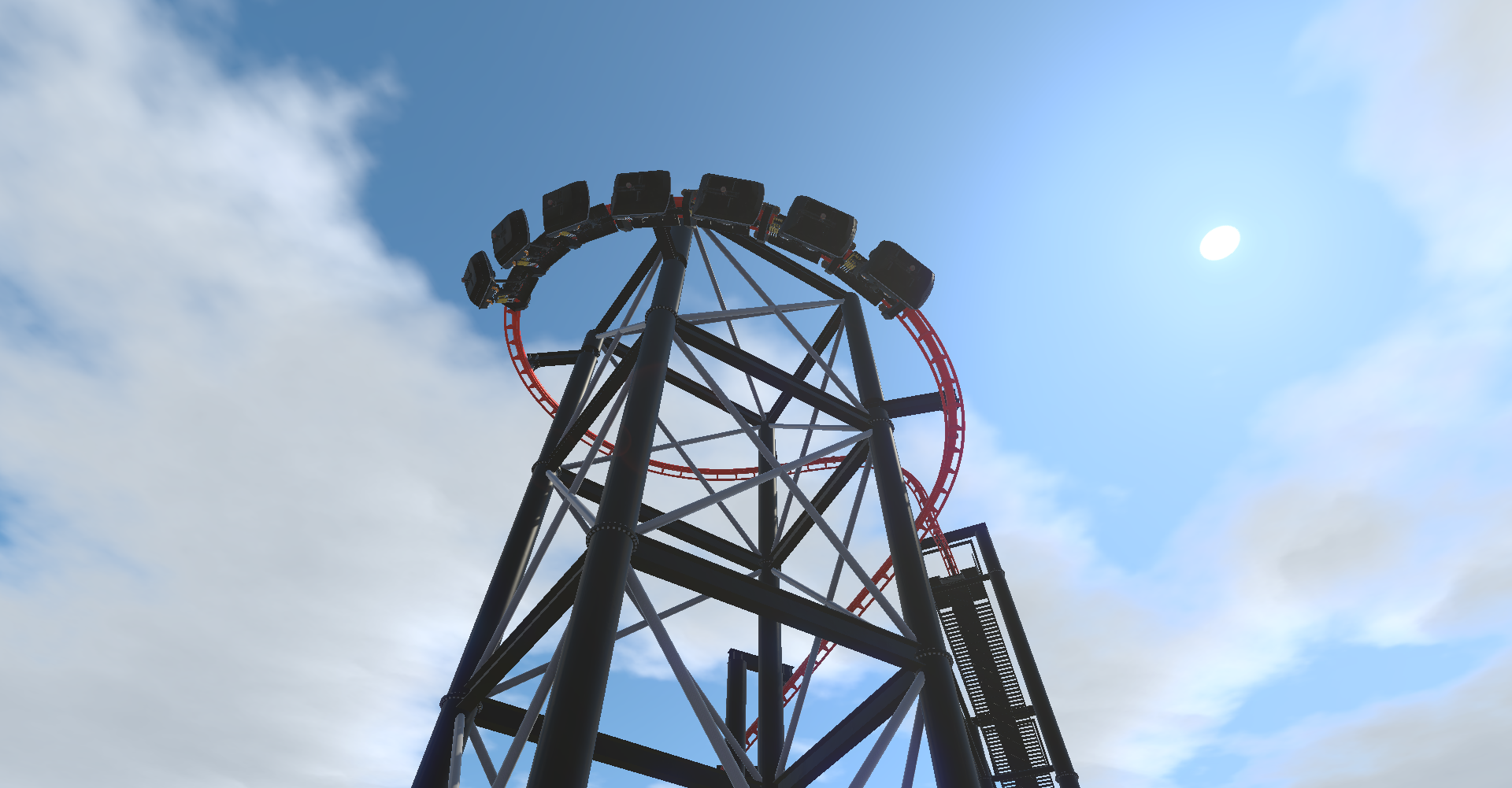 Original Kings Island Bat Layout With Inversions - Rediscovered ...