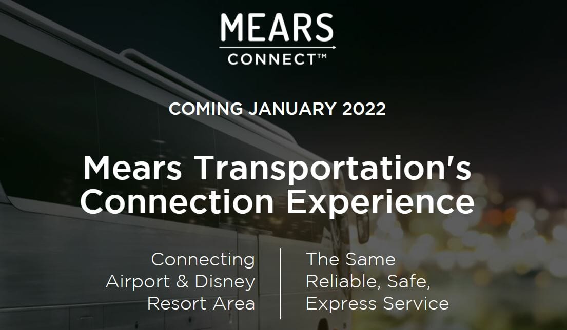 Mears to Launch Shuttle Service Between Orlando Airport and Walt Disney ...