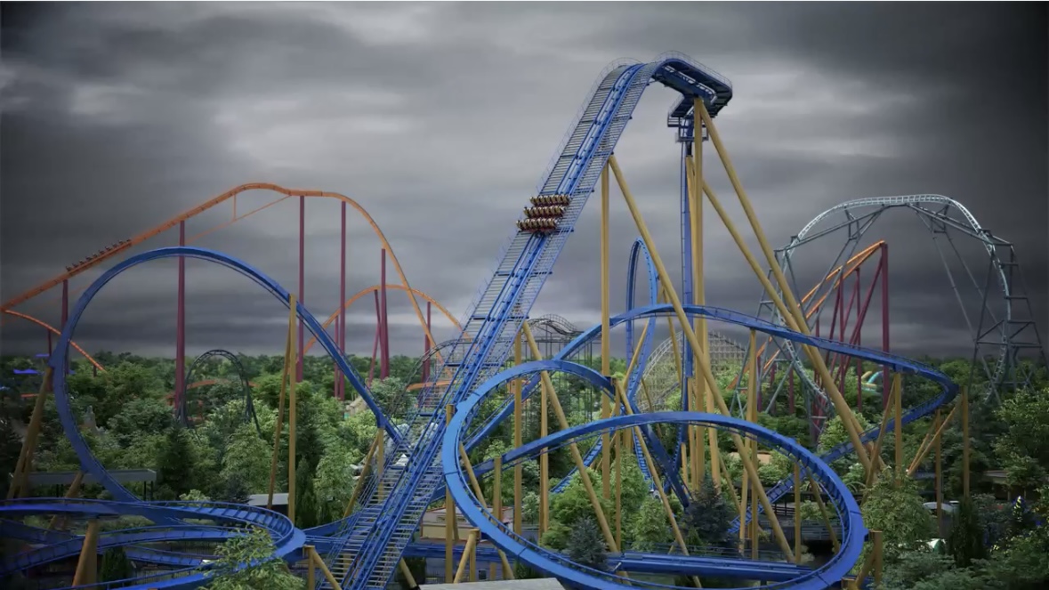 Six Flags Great America Unveils Record-Breaking Dive Coaster, Wrath of ...
