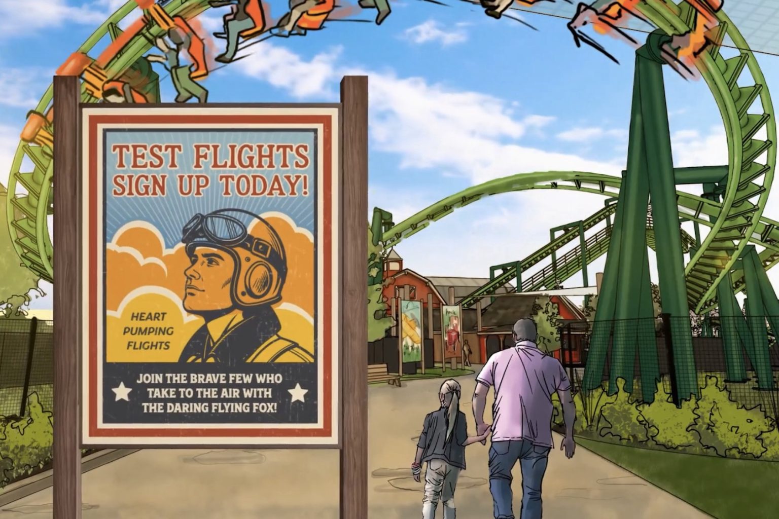 Kentucky Kingdom Unveils “Flying Fox,” A New Roller Coaster Opening in ...